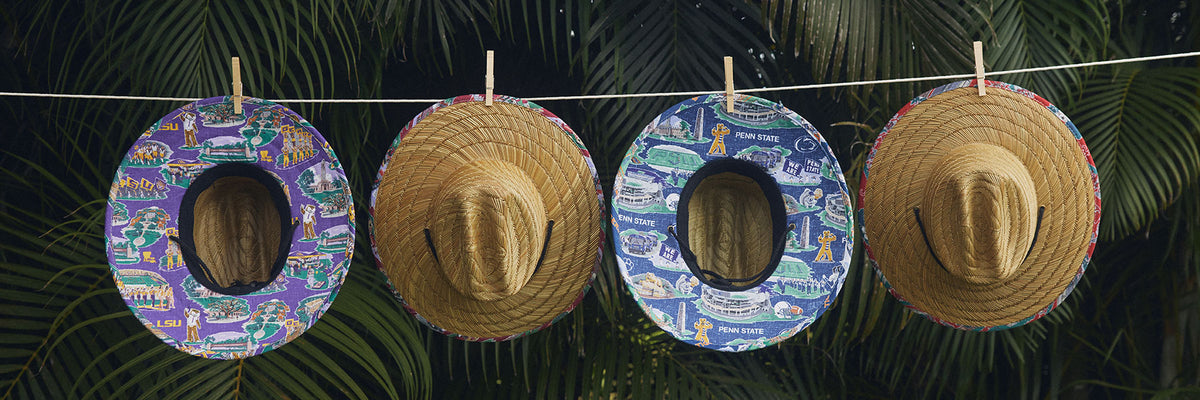 Collegiate Scenic Straw Hats – Reyn Spooner