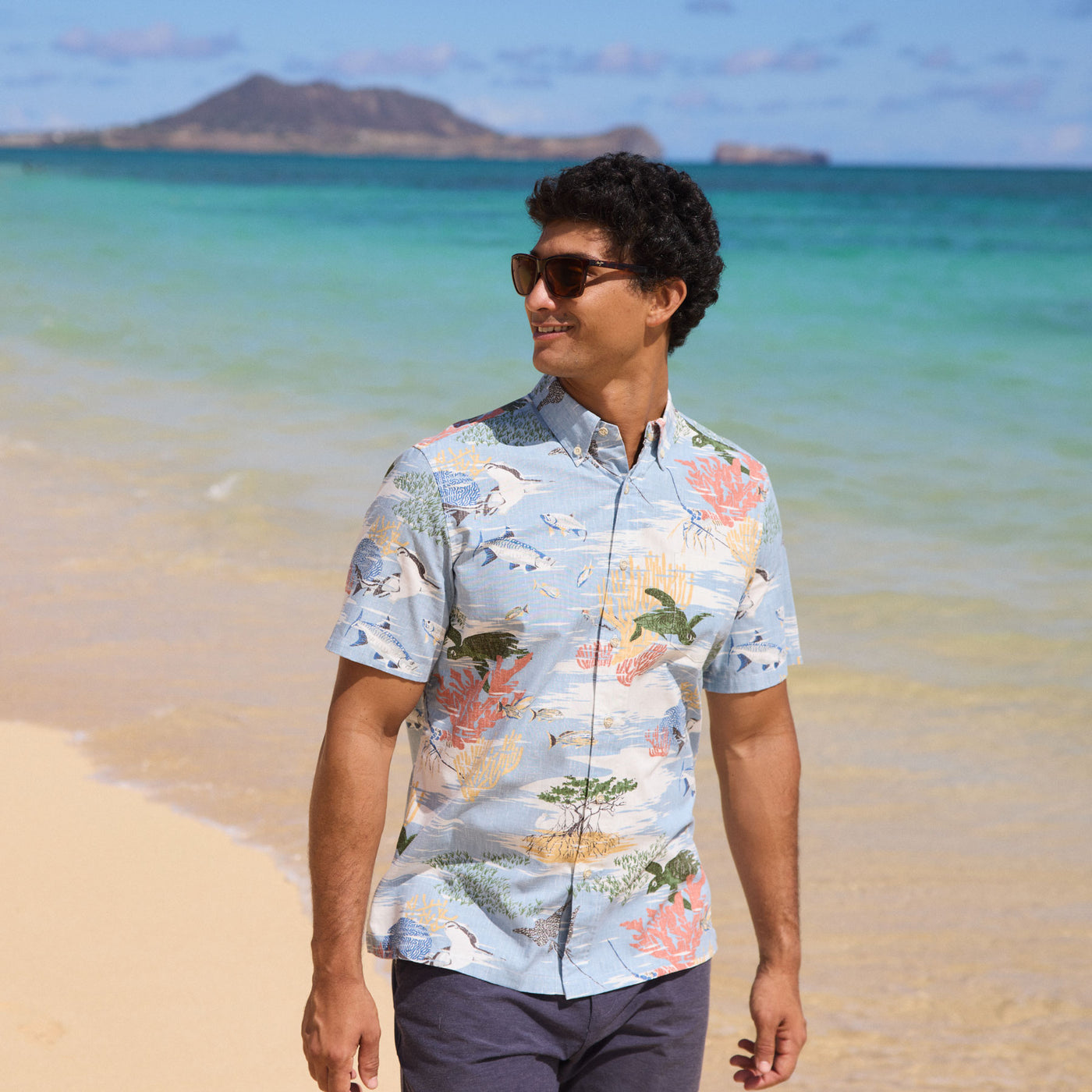 FLORIDA KEYS MEN'S ALOHA SHIRT | Reyn Spooner