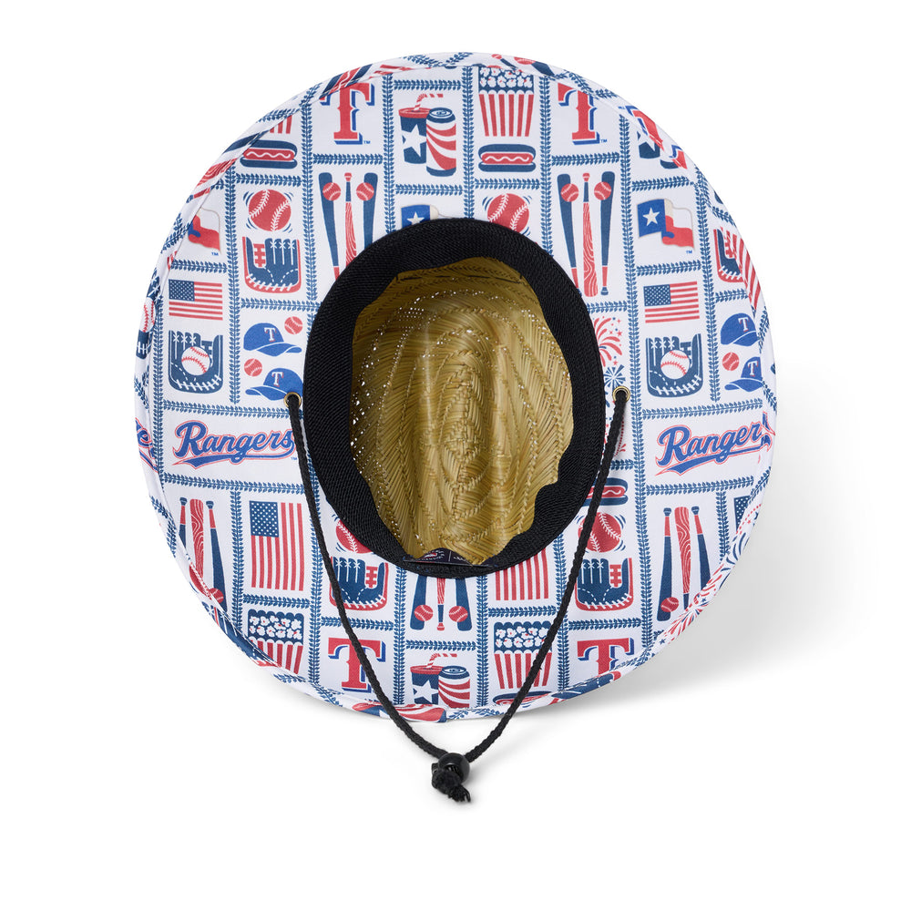 TEXAS RANGERS AMERICANA STRAW HAT | Reyn Spooner