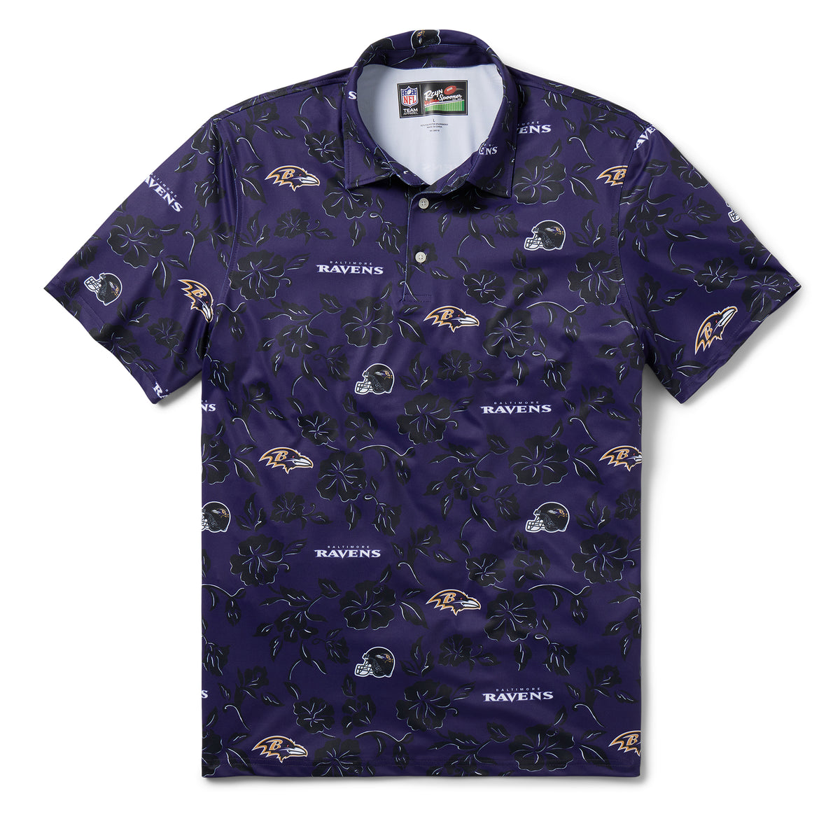 BALTIMORE RAVENS PUA PERFORMANCE POLO – Reyn Spooner