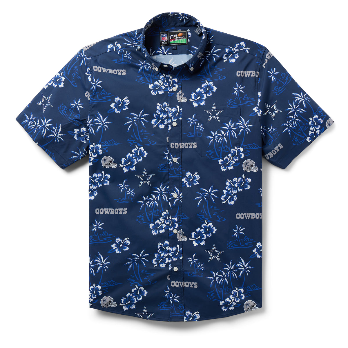 DALLAS COWBOYS KEKAI PERFORMANCE BUTTON FRONT / Performance Fabric ...