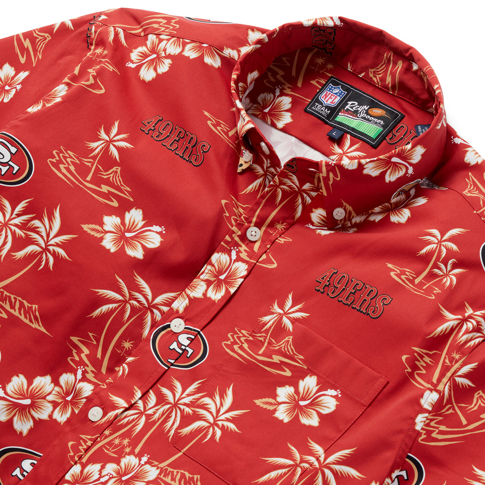 SAN FRANCISCO 49ERS KEKAI PERFORMANCE BUTTON FRONT / Performance Fabri ...