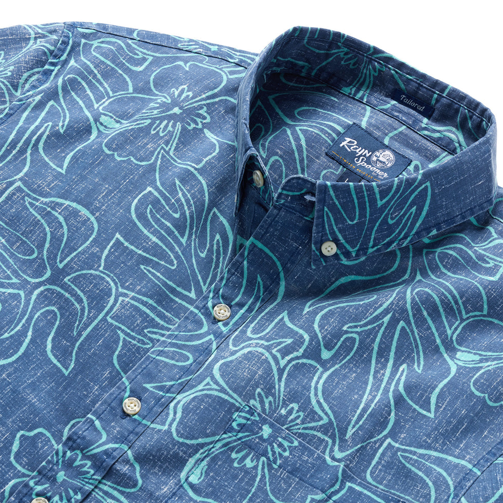 MONSTERA INK MEN'S SHIRT | Reyn Spooner