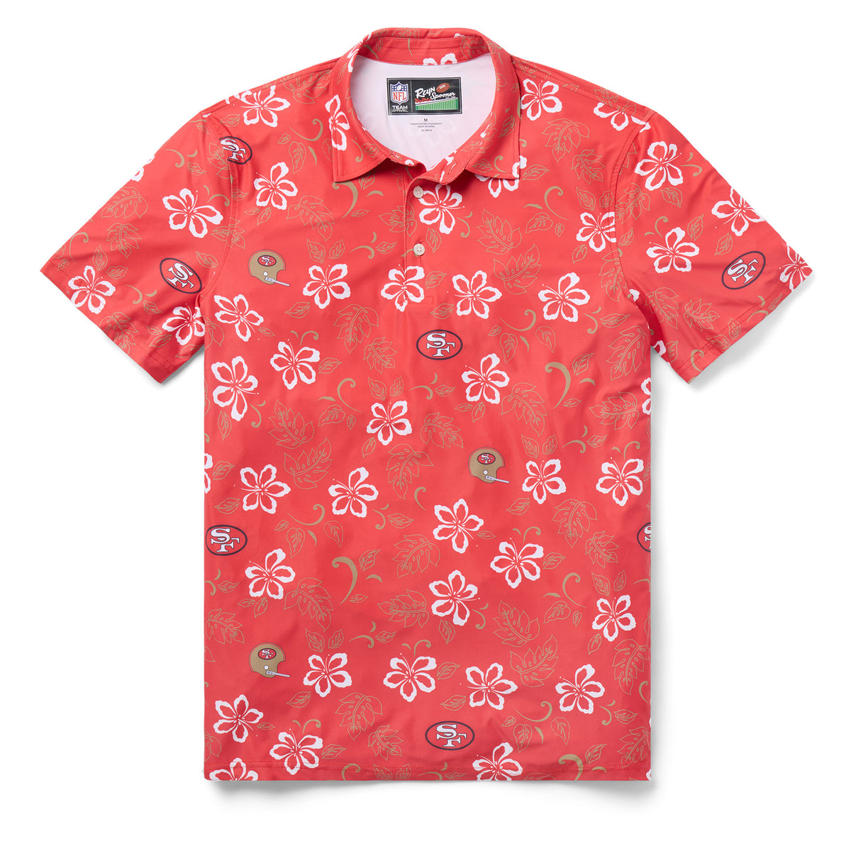 SAN FRANCISCO 49ERS THROWBACK PERFORMANCE POLO – Reyn Spooner