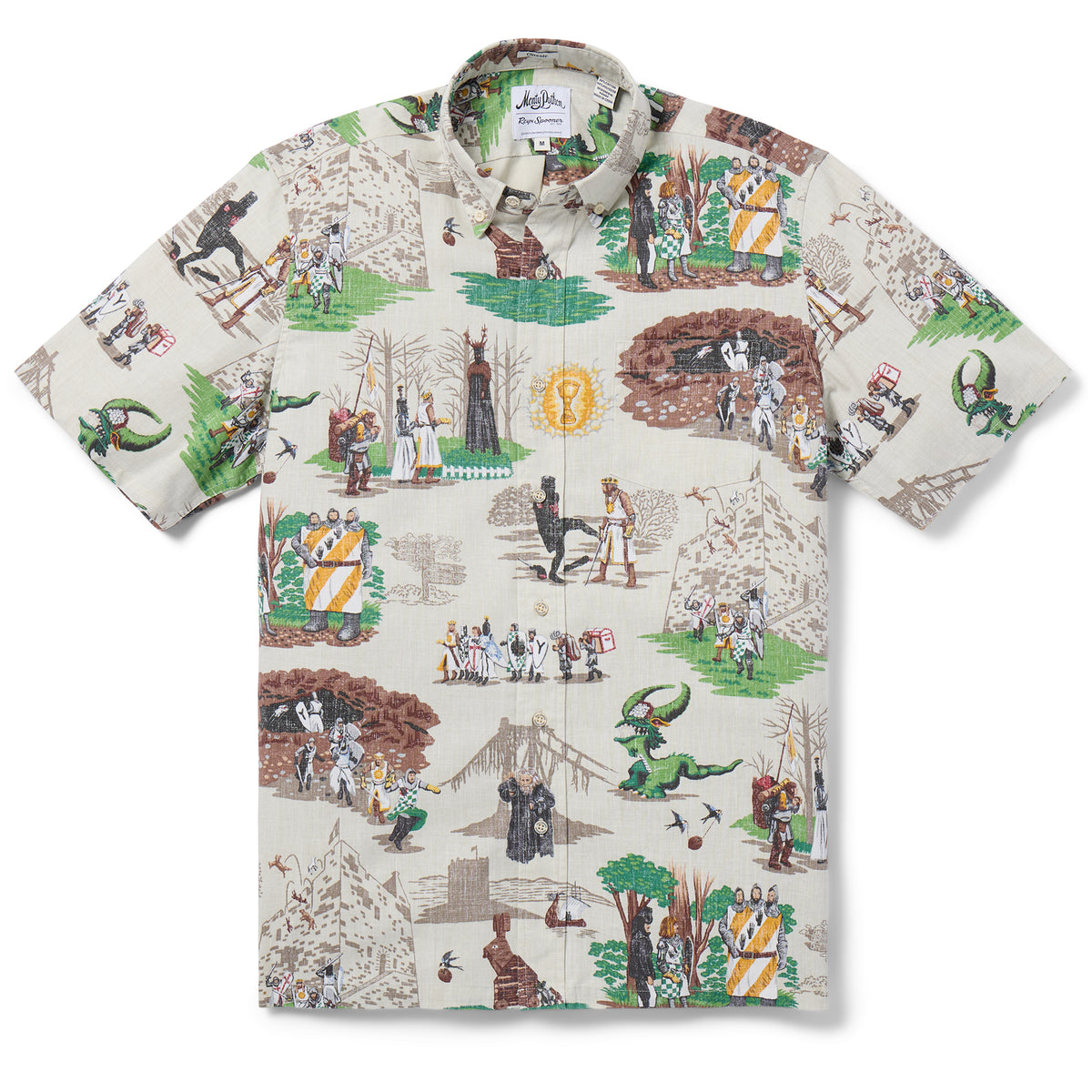 MONTY PYTHON AND THE HOLY GRAIL MEN'S ALOHA SHIRT | Reyn Spooner