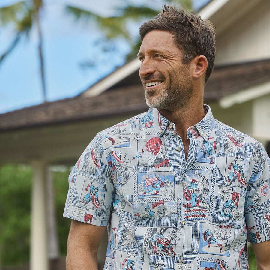 MONSTERA INK MEN'S SHIRT | Reyn Spooner